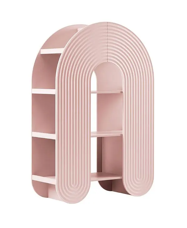 MODWAY Daydream 58 Arched Bookshelf - Soft Pink
