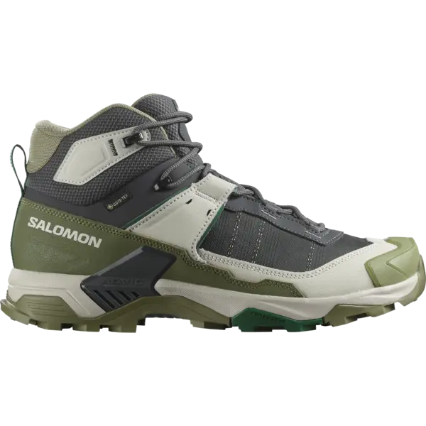 SALOMON X Ultra 5 Mid Gtx Hiking Shoes - Asphalt / Aloe