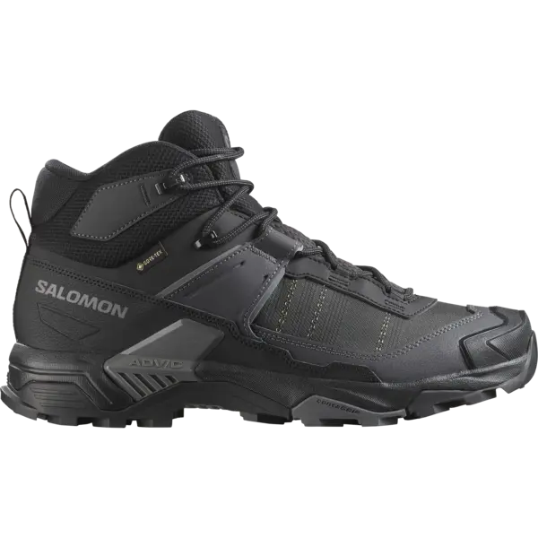 SALOMON X Ultra 5 Mid Gtx Hiking Shoes - Black / Asphalt