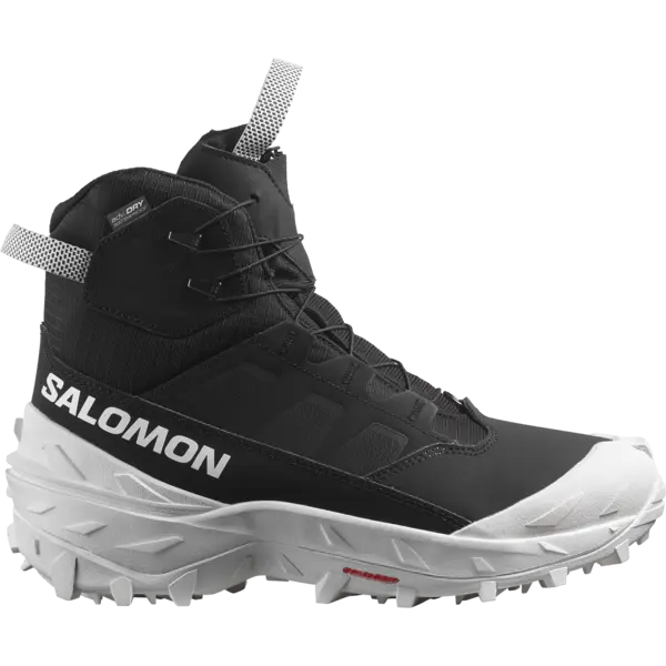 SALOMON Crosstrack Powder Waterproof Hiking Boots - Black / Black