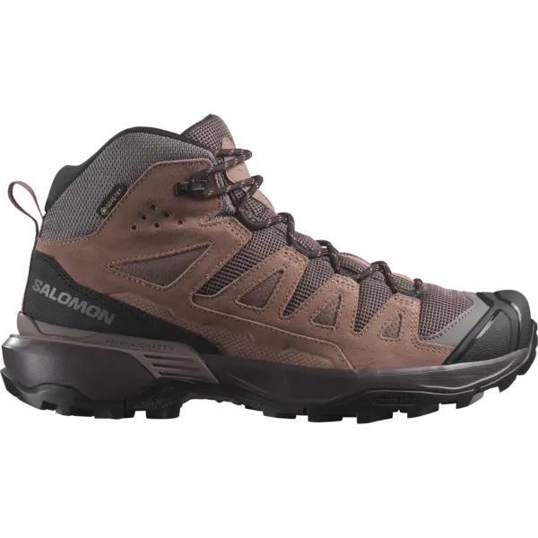 SALOMON X Ultra 360 Ltr Mid Gtx Hiking Shoes - Peppercorn / Cognac