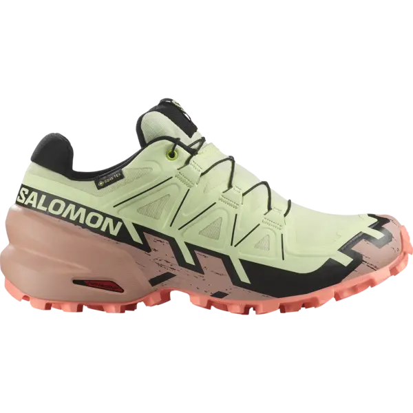 SALOMON Speedcross 6 Gtx W - Lime Cream / Mahogany Rose