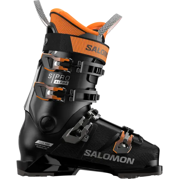 SALOMON S/pro Alpha 100 Gw Boots - Black / Dark Grey Met.