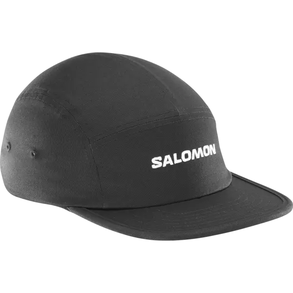 SALOMON Logo 5-panel Cap - Deep Black