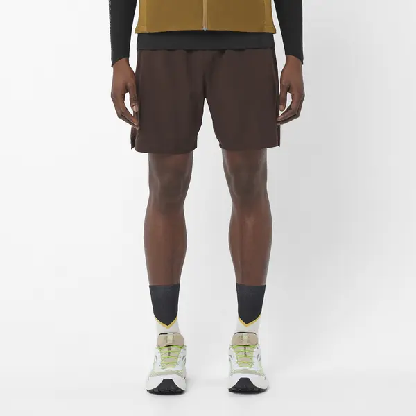 SALOMON Shkout Core 2in1 7" Shorts - Coffee Bean