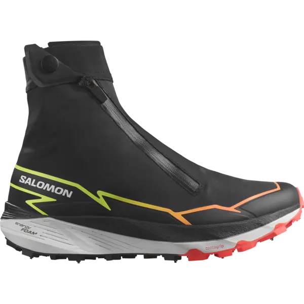 SALOMON Winter Cross Spike - Black / Neon Flame
