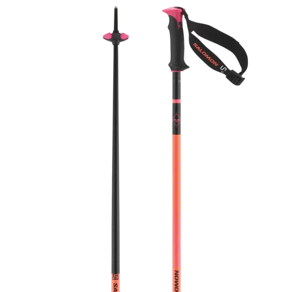 SALOMON Polar Pro S3 Ski Poles - Flame