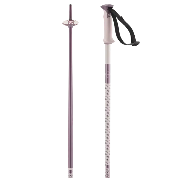 SALOMON Polar Ski Poles - Heavenly Pink