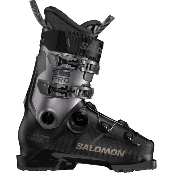 SALOMON S/pro Supra 120 Gw Boots - Black / Beluga Met.