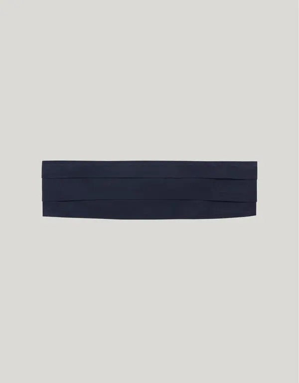 Canali Silk Cummerbund - Blue