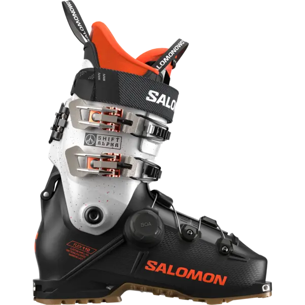 SALOMON Shift Alpha Boa 110 Boots - Black / Orange Tiger