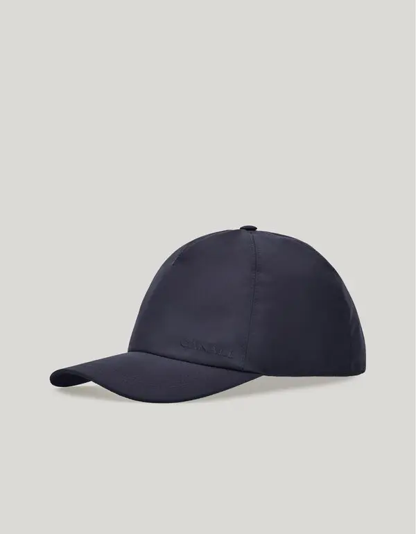 Canali Baseball Cap With Embroidered Logo - Blue