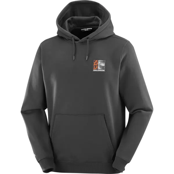 SALOMON Hooded Sweatshirt - Deep Black