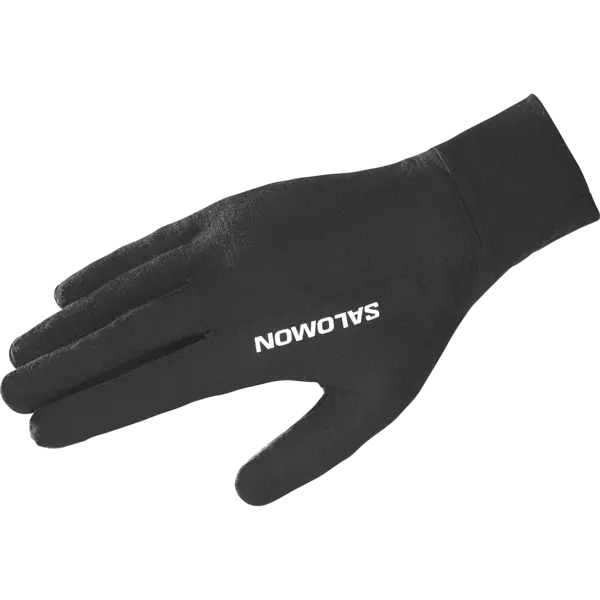 SALOMON Merino Running Gloves - Deep Black