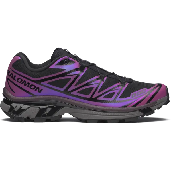 SALOMON Xt-6 Iridescent Sneakers - Black/hollyhock