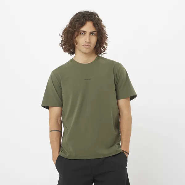 SALOMON Trackline Ss Tee - Grape Leaf
