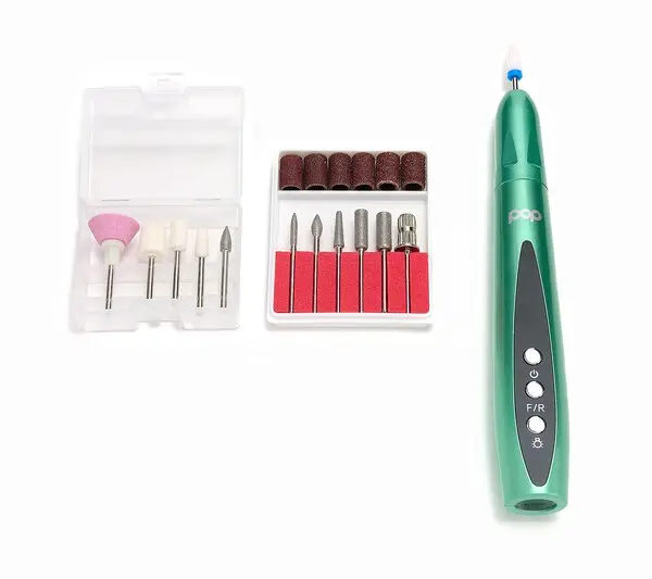 POP SONIC Electric File Nail Tool W/ 18 Attachments - One-color