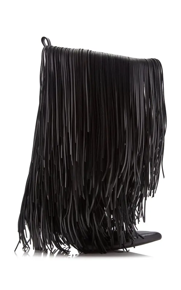 Balenciaga Fringe Leather Boots