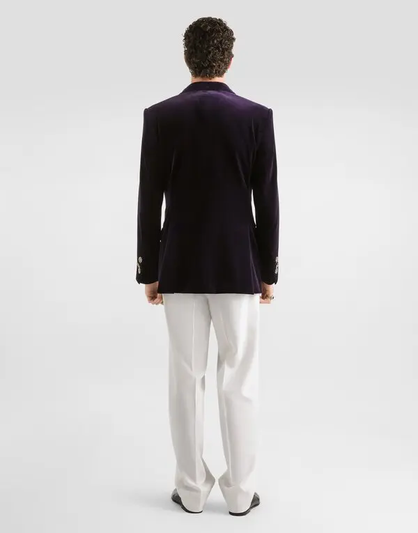 Dolce & Gabbana Double-breasted Sicilia Velvet Jacket