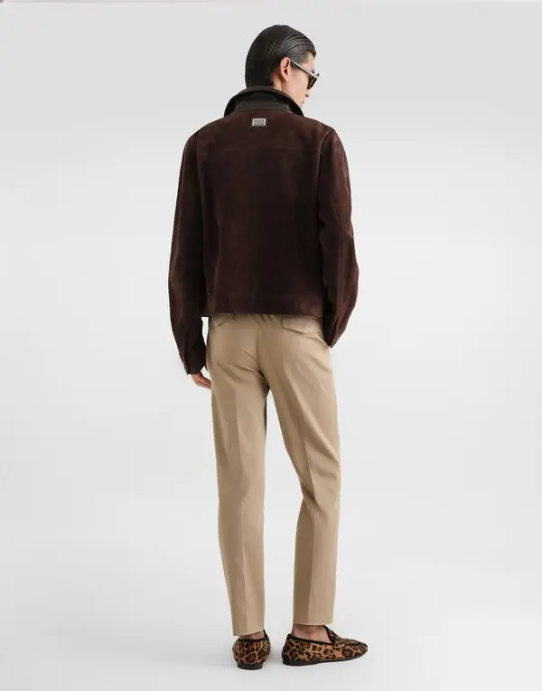 Dolce & Gabbana Stretch Cotton Gabardine Trousers