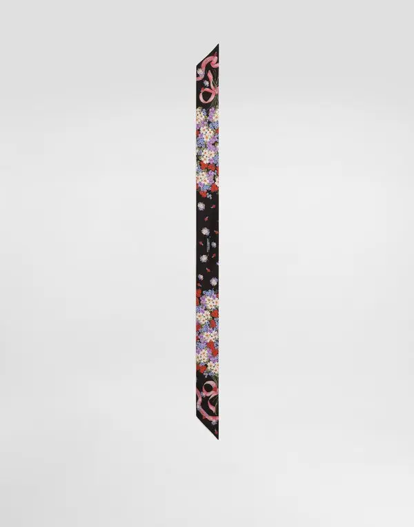 Dolce & Gabbana Floral-print Silk Twill Bandeau - Multicolor