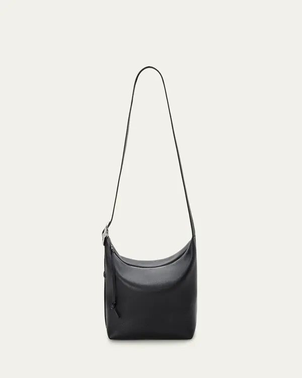 Loewe Loop Grained Calfskin Shoulder Bag - Black