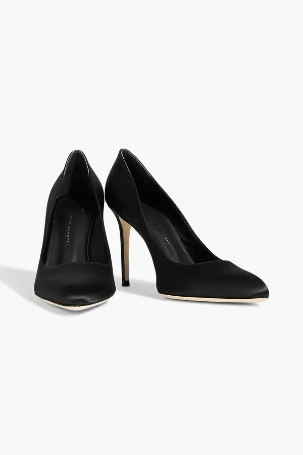 GIUSEPPE ZANOTTI Annette Satin Pumps