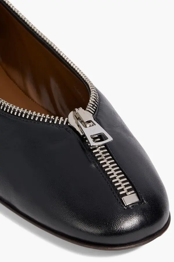 GIUSEPPE ZANOTTI Amanda Leather Ballet Flats
