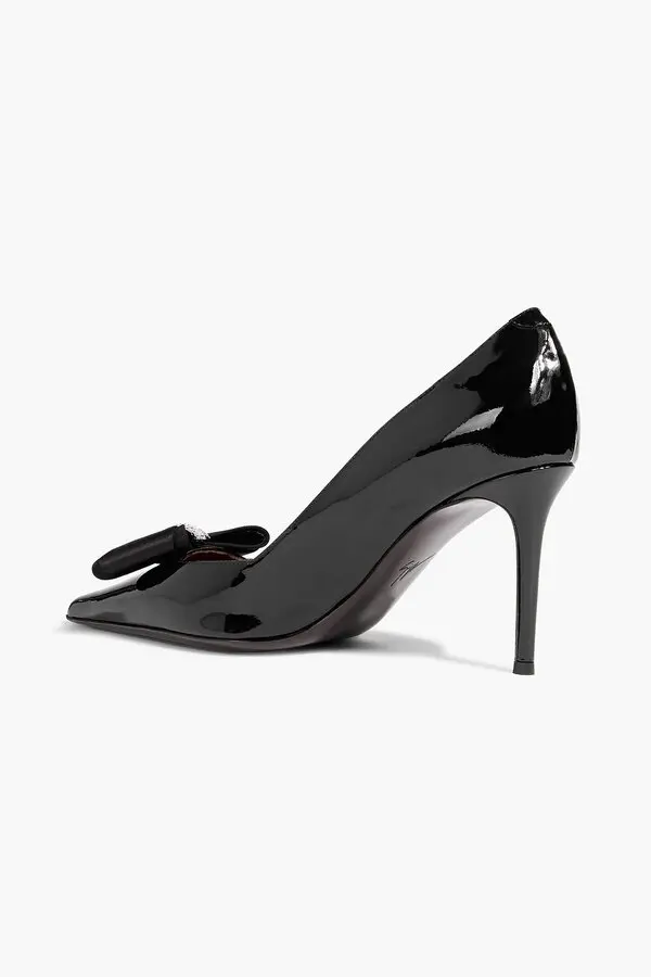 GIUSEPPE ZANOTTI Raquel 85 Patent-leather Pumps