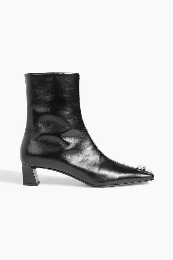 GIUSEPPE ZANOTTI Oraine 45 Leather Ankle Boots