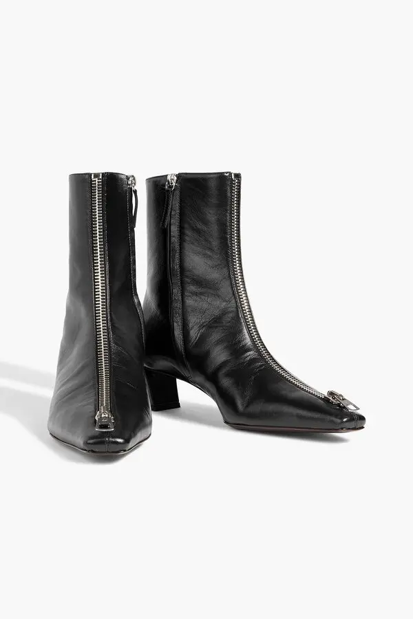 GIUSEPPE ZANOTTI Oraine 45 Leather Ankle Boots