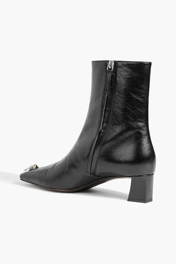 GIUSEPPE ZANOTTI Oraine 45 Leather Ankle Boots