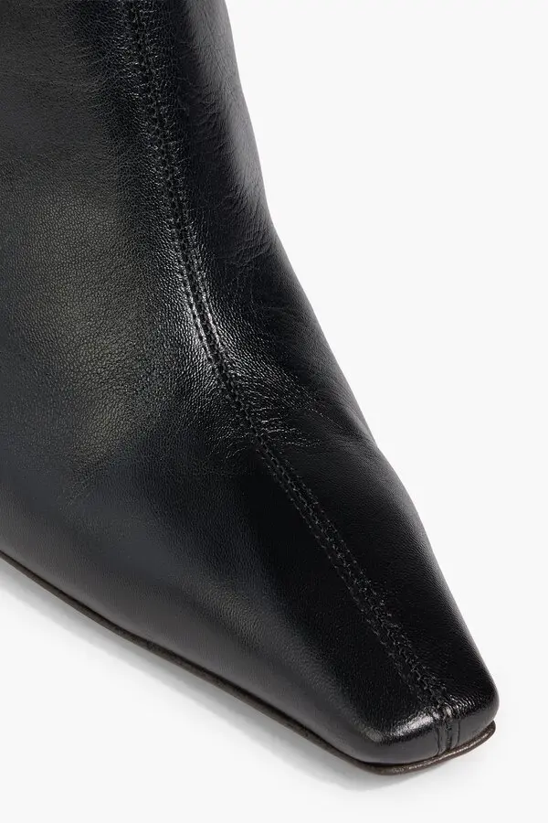 GIUSEPPE ZANOTTI Seattle 90 Buckled Leather Ankle Boots