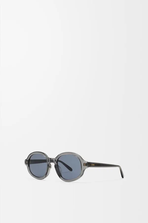 Loewe Delta Slim Sunglasses - Transparent Asphalt