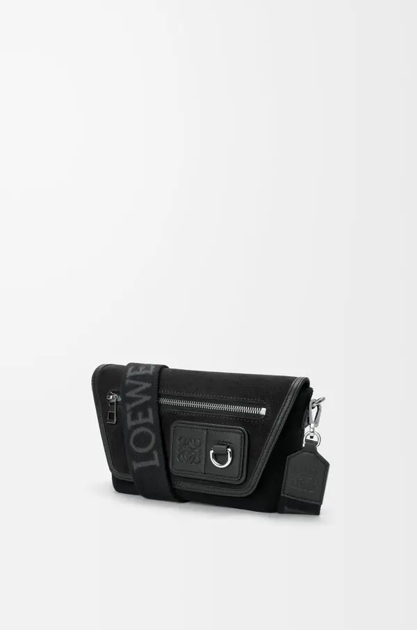 Loewe Mini Flex Messenger - Black