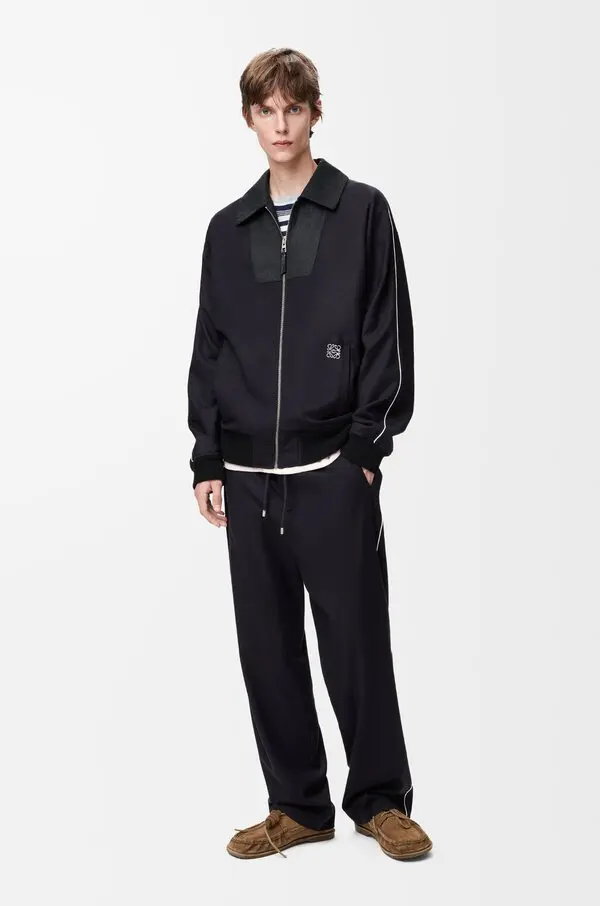 Loewe Track Jacket In Wool