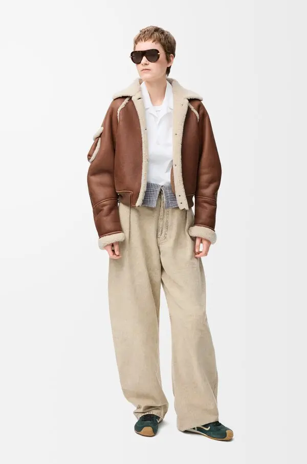 Loewe Shearling Bomber Jacket