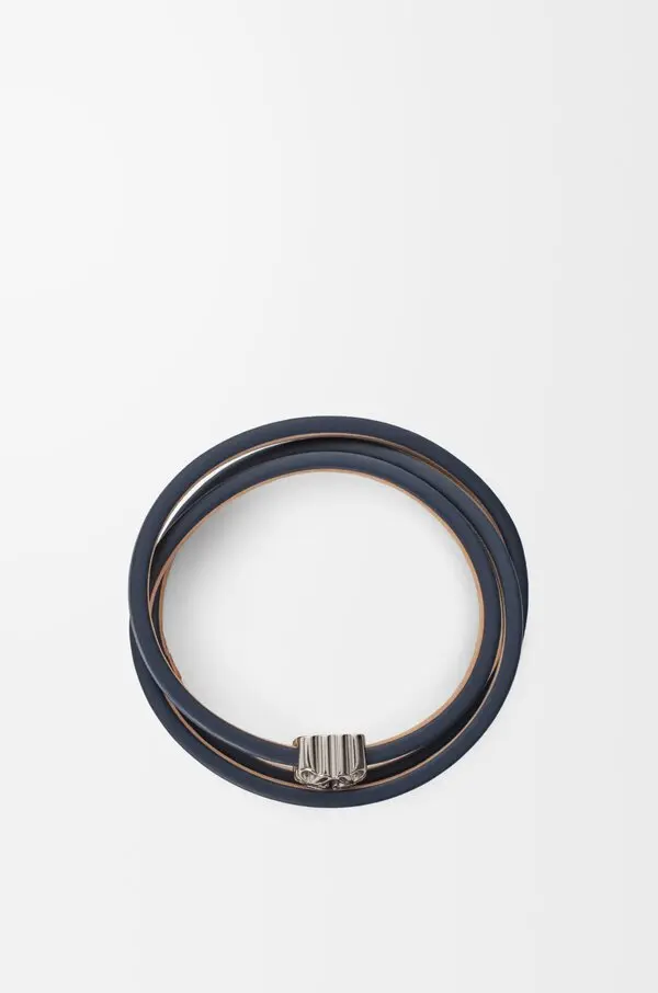 Loewe Anagram Bombé Twist Bracelet - Deep Navy