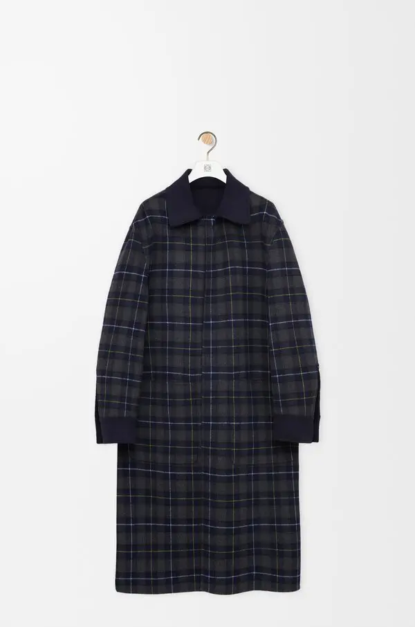 Loewe Coat In Wool And Cashmere