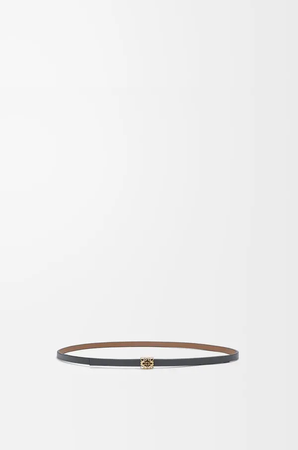 Loewe Reversible Anagram Bombé Belt - Mocha/slate