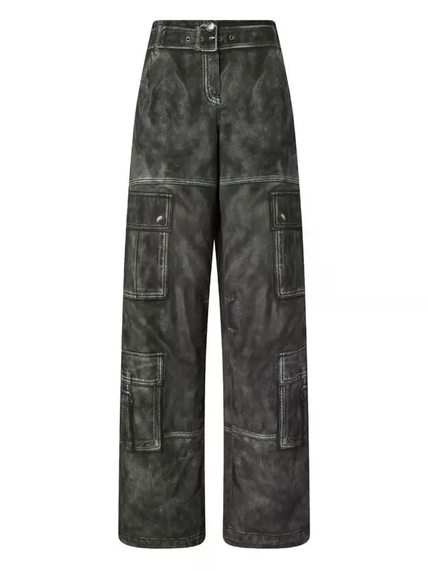 Pinko Distressed Straight Trousers