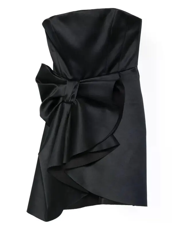 Viktor & Rolf Bow Detail Mini Dress - Black
