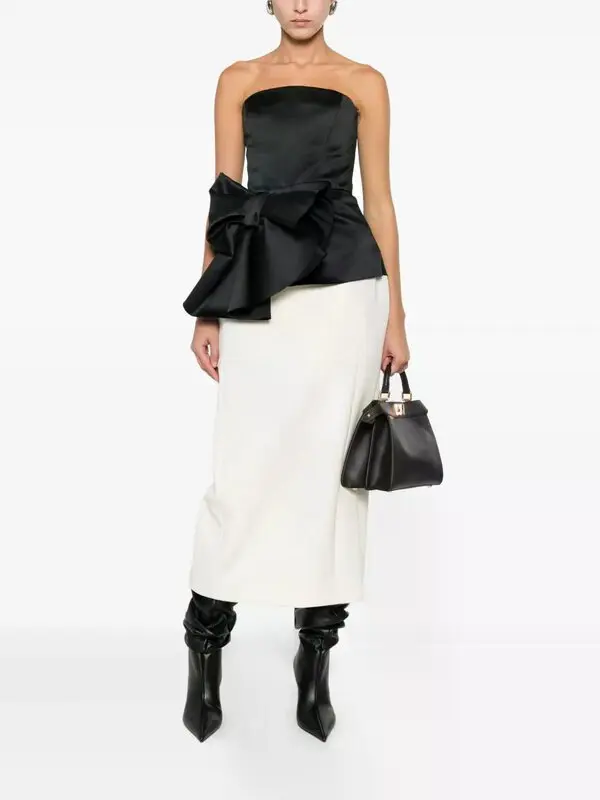 Viktor & Rolf Bow-embellished Top - Black