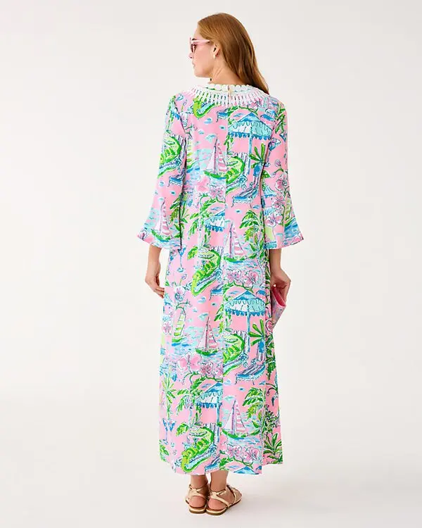 Lilly Pulitzer® Ocleppo V-neck Maxi Caftan