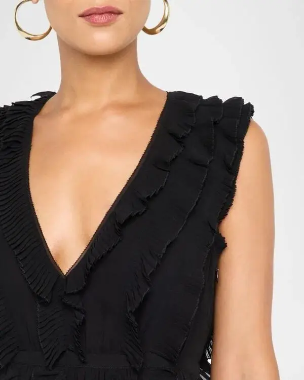 Ulla Johnson Aida Cascading Ruffle Gown