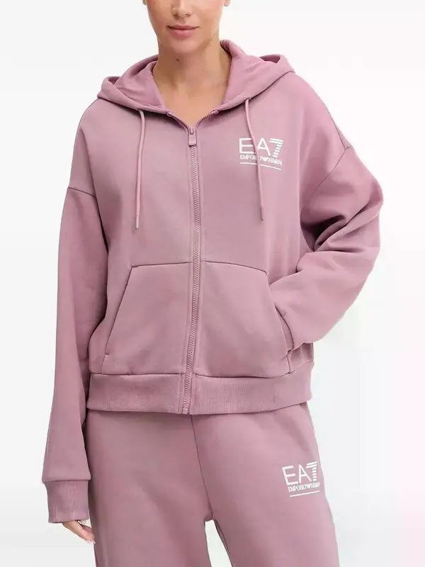 EA7 Logo-detail Tracksuit Set - Pink