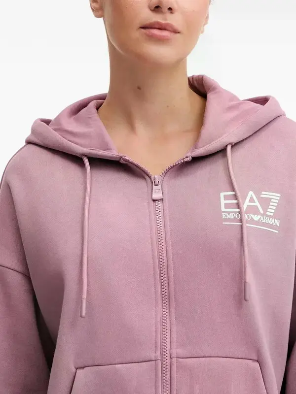 EA7 Logo-detail Tracksuit Set - Pink