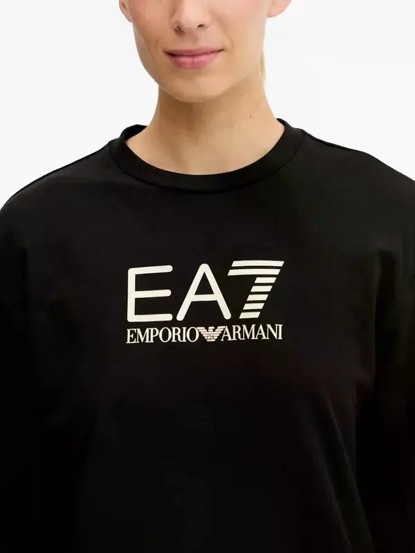 EA7 Logo-print Tracksuit - Black