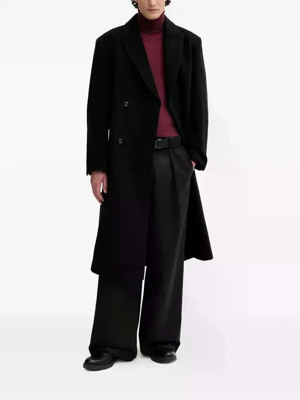 Hugo Button-cuff Double-breasted Coat