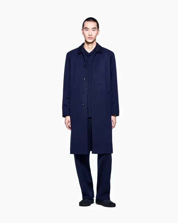 Giorgio Armani Cashmere Double Jersey Coat
